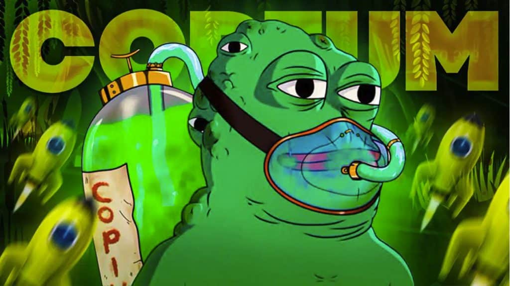 Copium viraliza e já está listado em 3 bolsas cripto