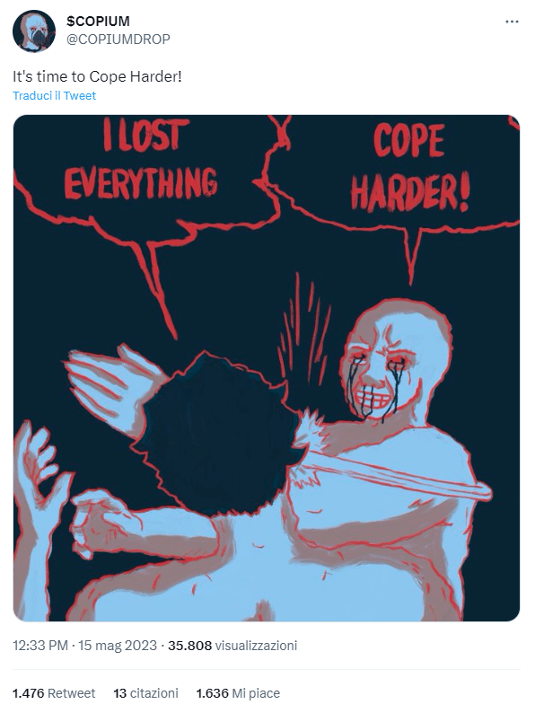 La nuova meme coin $COPIUM bisserà il successo di Pepe?